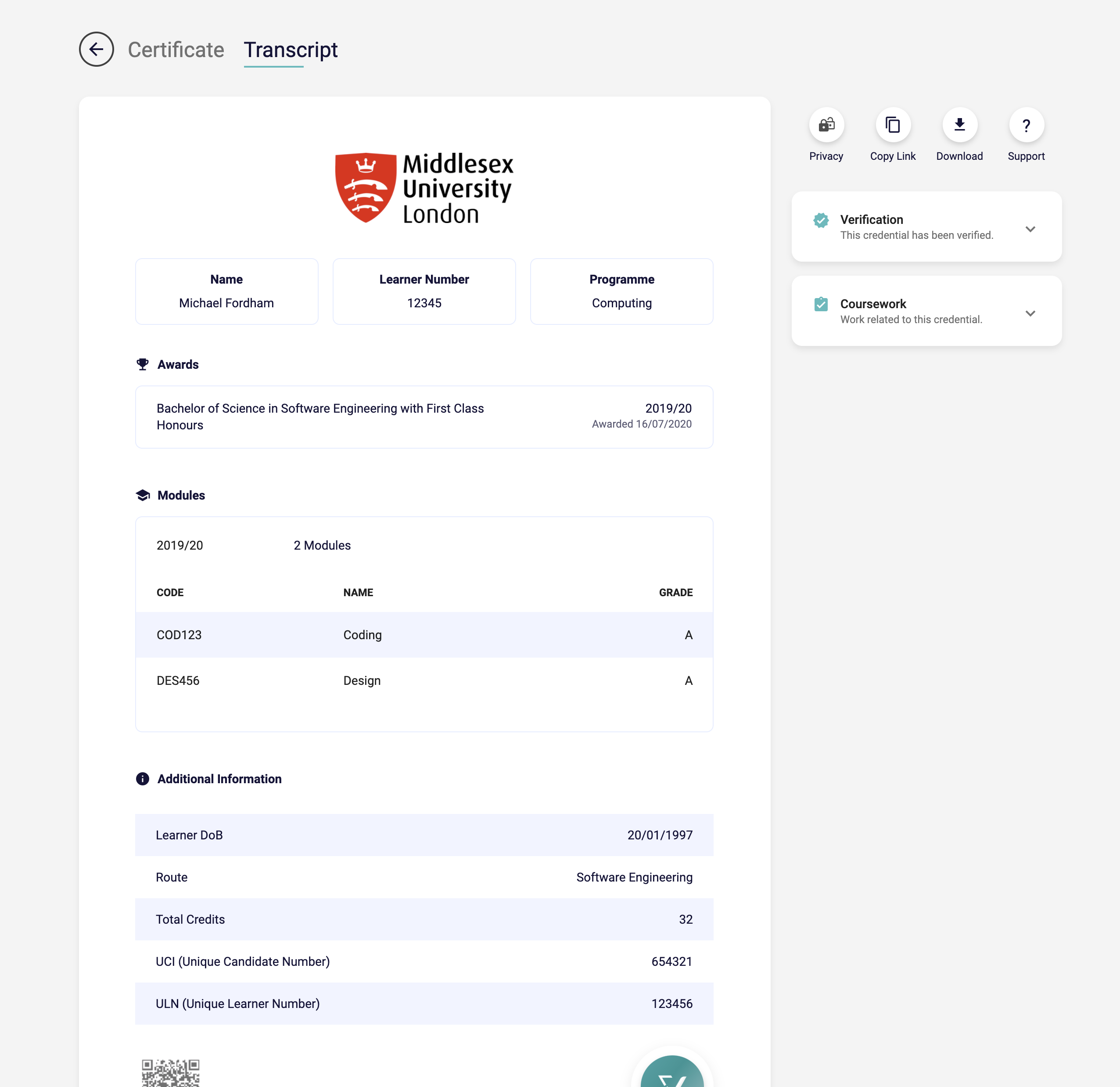 Feature Spotlight: Transcripts, Modules and Skills